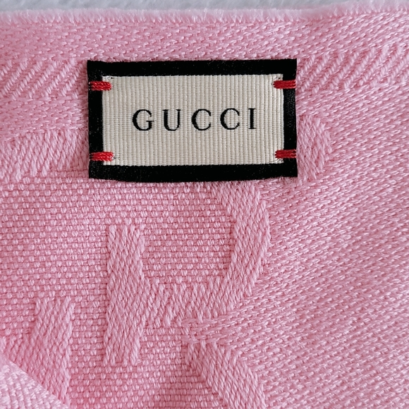 Gucci | Accessories | Authentic Gucci Womens Gg Jacquard Wool Scarf ...